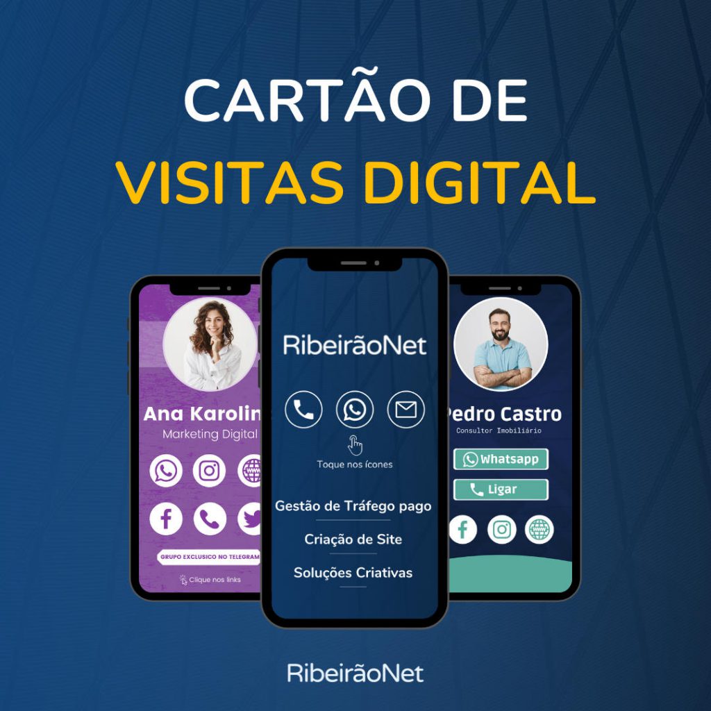 Cartão de Visitas Digital em PDF - RibeirãoNet